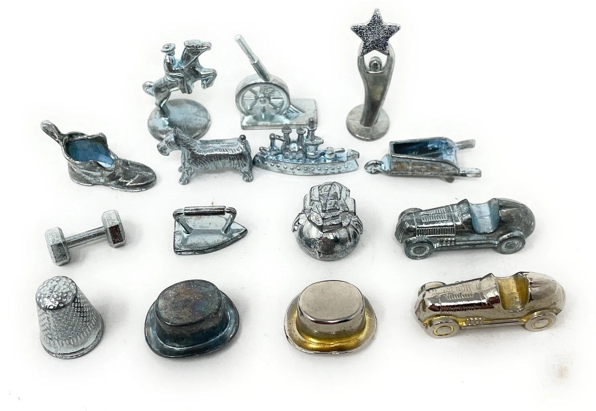 Original Monopoly Metal Tokens