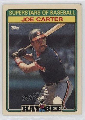1988 Topps Kay Bee Toys Superstars of Baseball Joe Carter #4 1fp4 | eBay