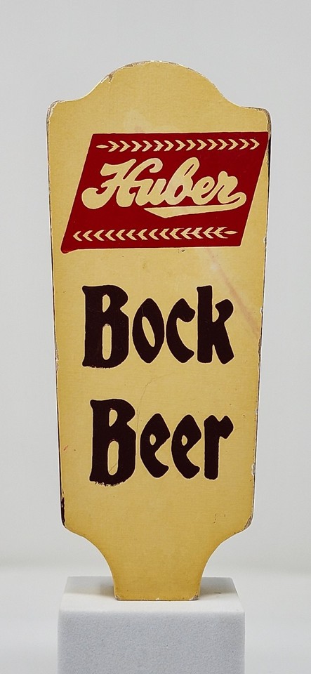 Vintage Huber Bock Beer Wooden Beer Handle Co. | eBay