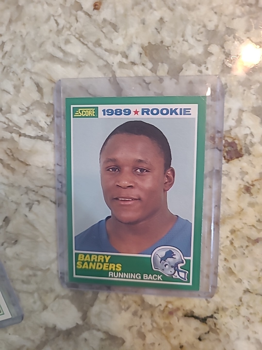 1989 Score Barry Sanders Rookie Card RC #257 Detroit Lions Football NFL ...