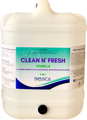 Clean N' Fresh 5IN1 Disinfectant And Cleaner 20L -VANILLA | eBay Australia