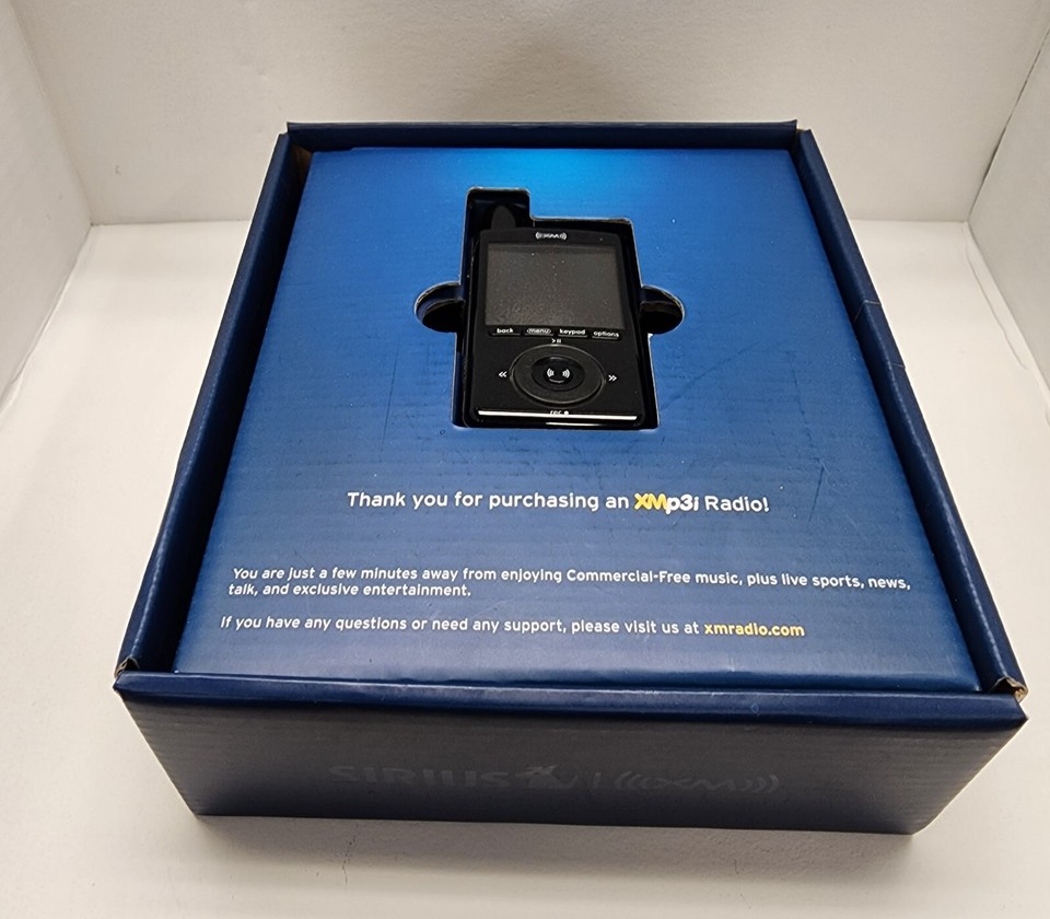 XMp3i PORTABLE SIRIUS SATELLITE RADIO & MP3 PLAYER + HOME KIT (USED) | eBay