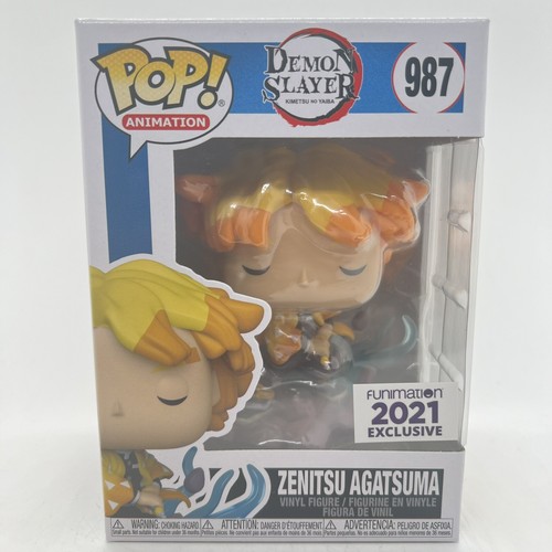 Funko Pop! Demon Slayer Zenitsu Agatsuma #987 Funimation 2021 W ...