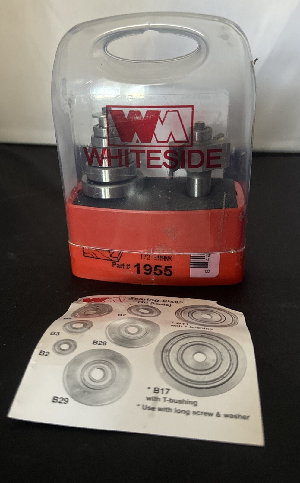 WHITESIDE RABBETING Router Bit Set w/ 1/2" Shank - Multi Rabbet Set ...