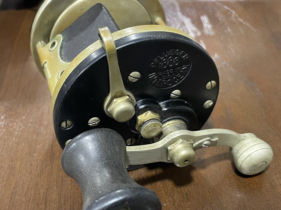 Vintage Pflueger Interocean 1888 Fishing Reel Made in USA | eBay