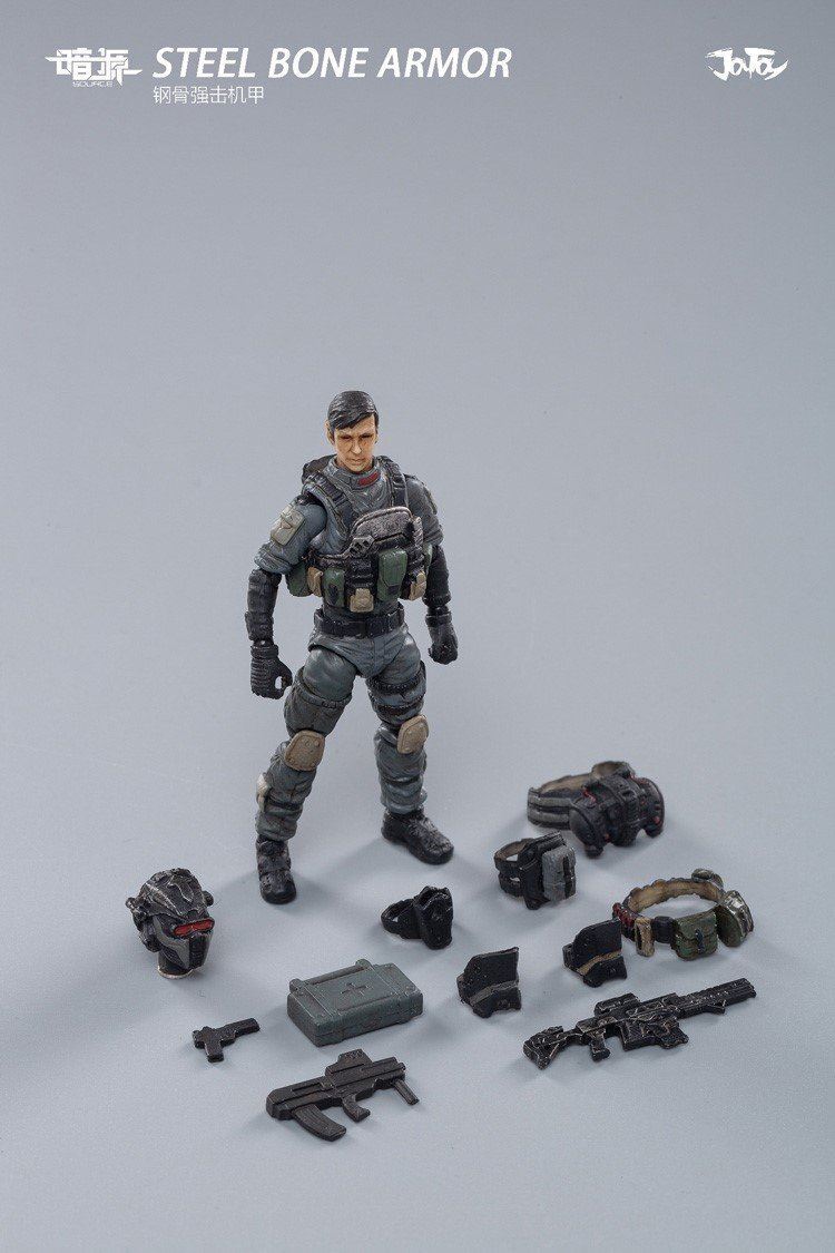 1/25 Scale - Source - Steel Bone Mech Grey Version - MINT IN BOX | eBay