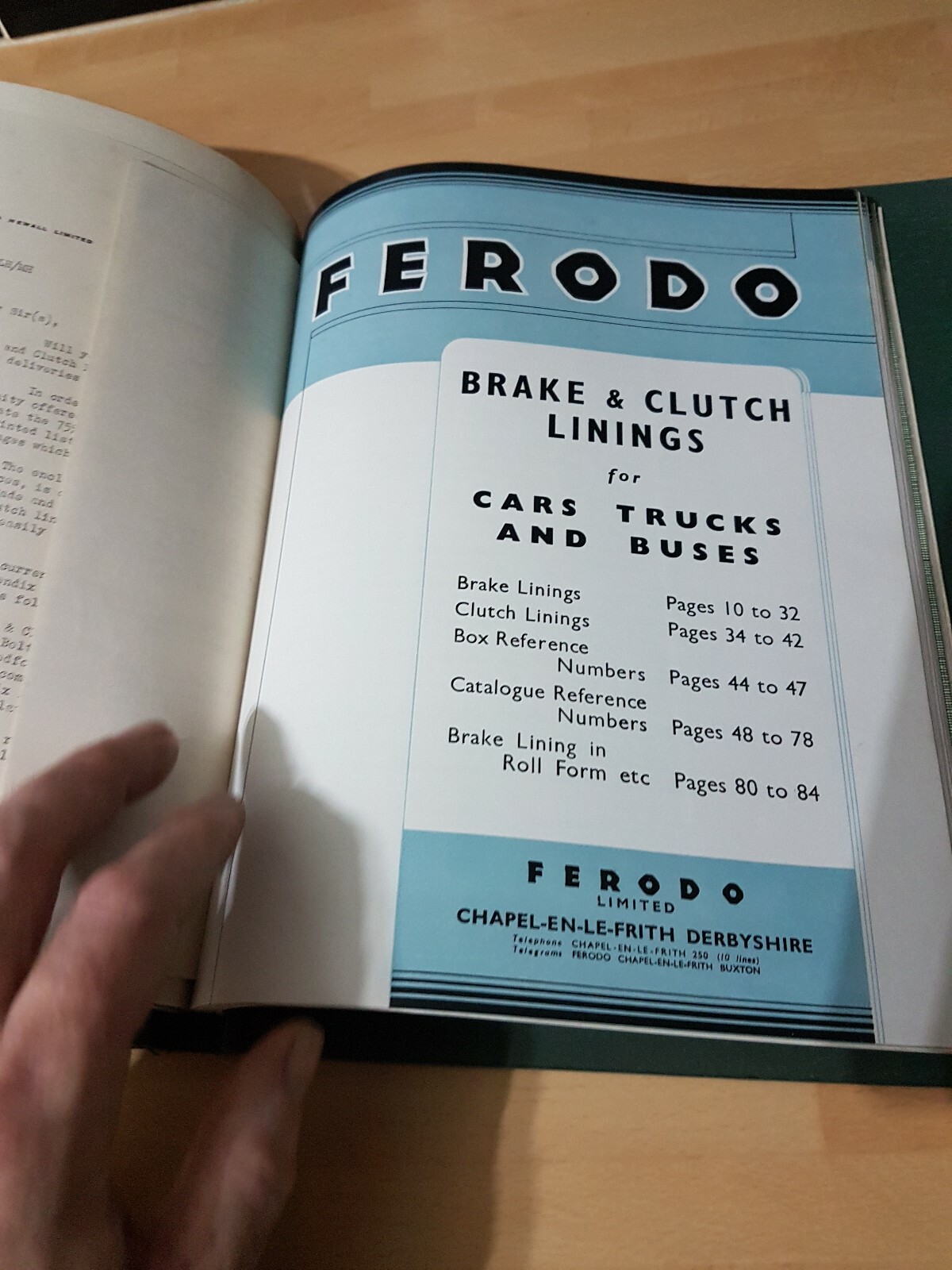 FERODO Brake Linings and Clutch Facings. Motor trade list price from ...
