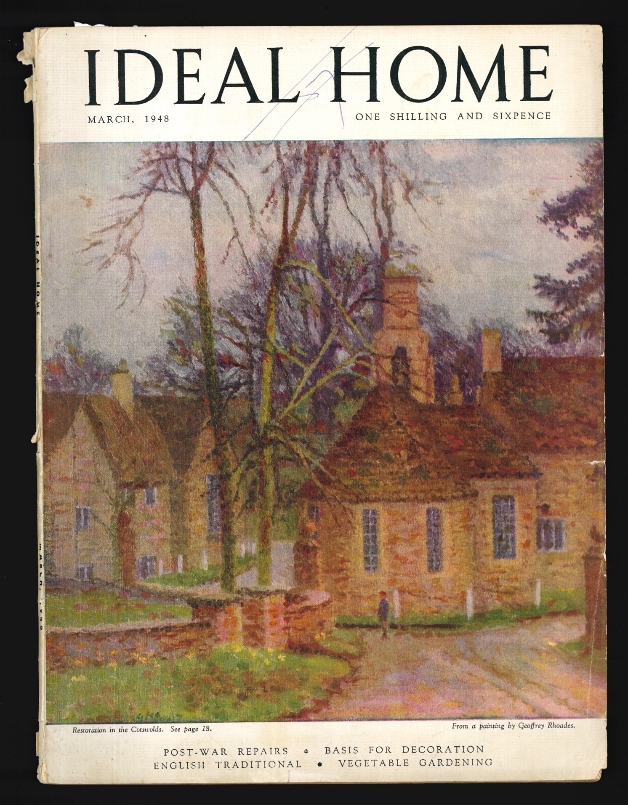 Ideal Home March 1948 Original Vintage Magazine Geoffrey Rhoades | eBay