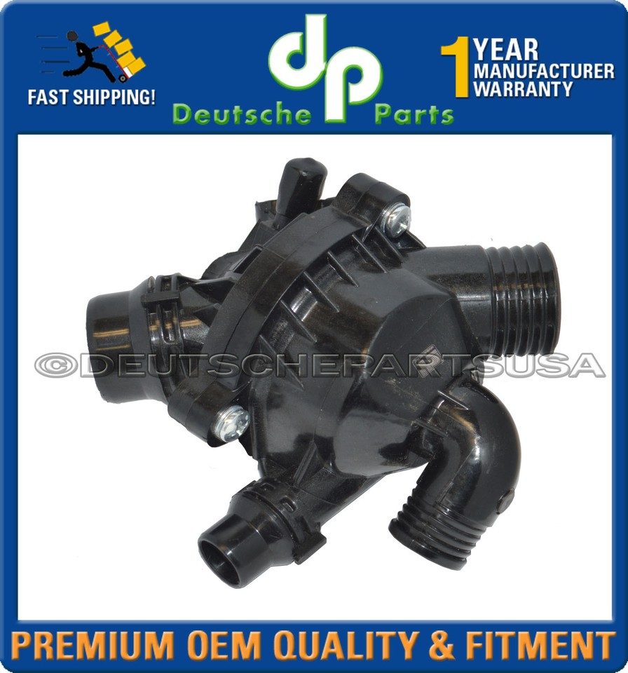 BMW E70 E71 X5 X6 ENGINE Cooling Thermostat + Housing ASSEMBLY ...