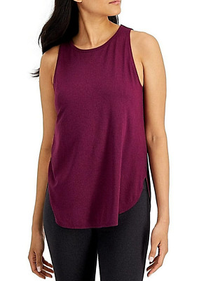 IDEOLOGY Women's Essentials Sweat Set Tank Top Plus Size 4X Purple ...