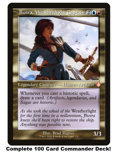 MTG Commander EDH Deck Jhoira, Weatherlight Captain 100 Magic Cards ...