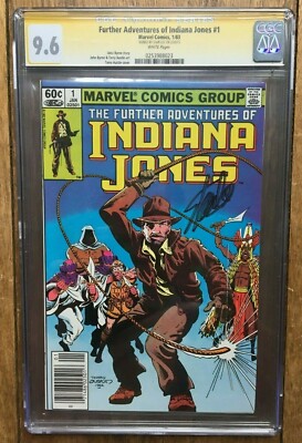 Further Adventures Indiana Jones #1 Newsstand Stan Lee SS CGC 9.6 ...