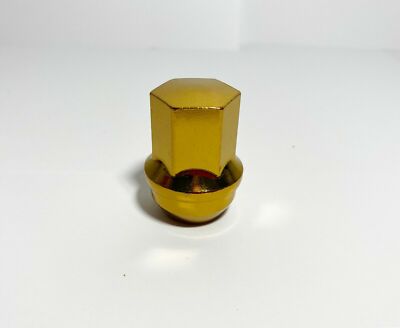 24PC 7/8''HEX OEM FACTORY GOLD 14X1.5 WHEEL LUG NUTS CONICAL SEAT FOR ...