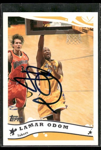 Lamar Odom 2005-06 Topps #5 Signed Autographed Card | eBay