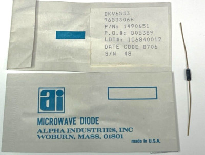 DKV6533, 149065-1, ALPHA SILICON HYPERABRUPT TUNING DIODES | eBay