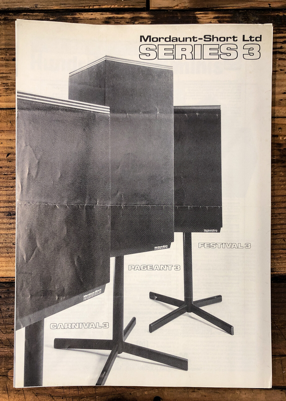 Mordaunt Short Carnival Pageant Festival 3 Speaker 1pg Dealer Spec ...