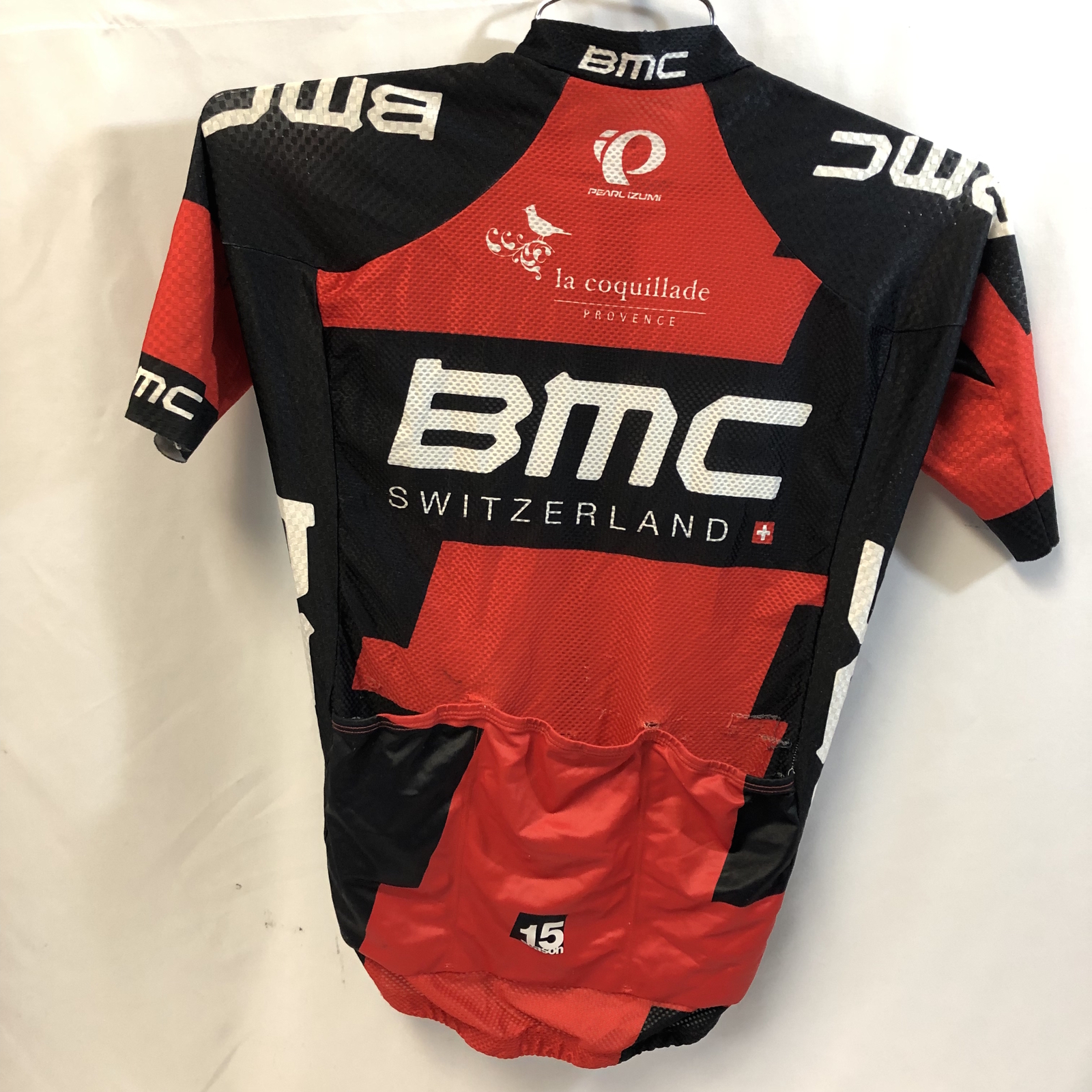 BMC Pro Cycling Pearl Izumi Mens Racing Jersey Team Speed Mesh Apparel ...
