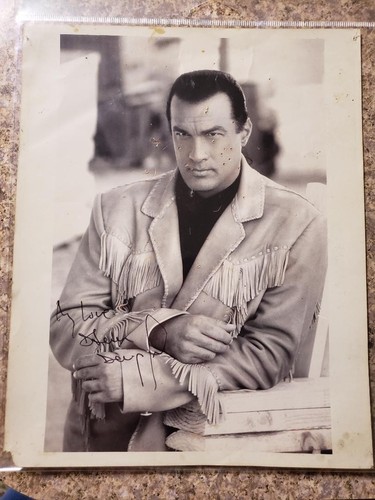 Actor Steven Segal My Love Autograph Signed Photo Female Fan Assault ...