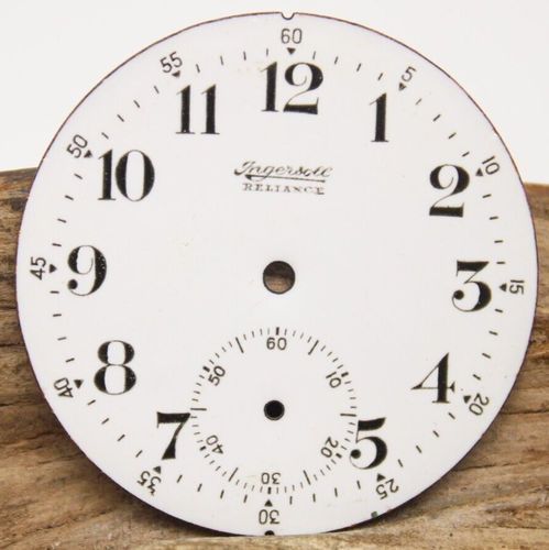 INGERSOLL RELIANCE POCKET WATCH DIAL BREGUET NUMERAL INDICES 42.2mm ...