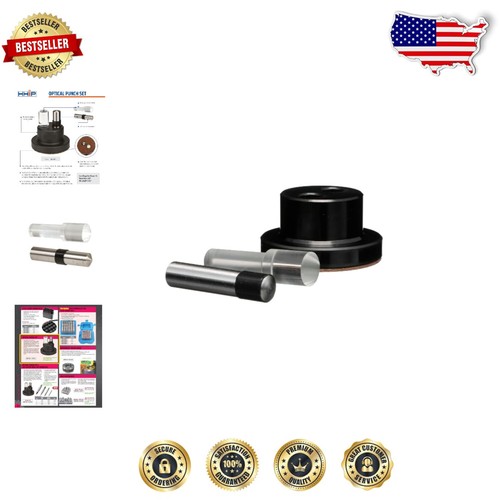 Precision Optical Center Punch Set - 3 Components for Crafts & DIY ...