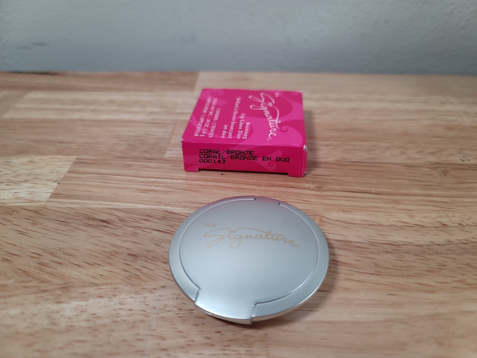 Mary Kay Signature Bronzing Lip Gloss Duo In Mirrored Compact, Coral ...
