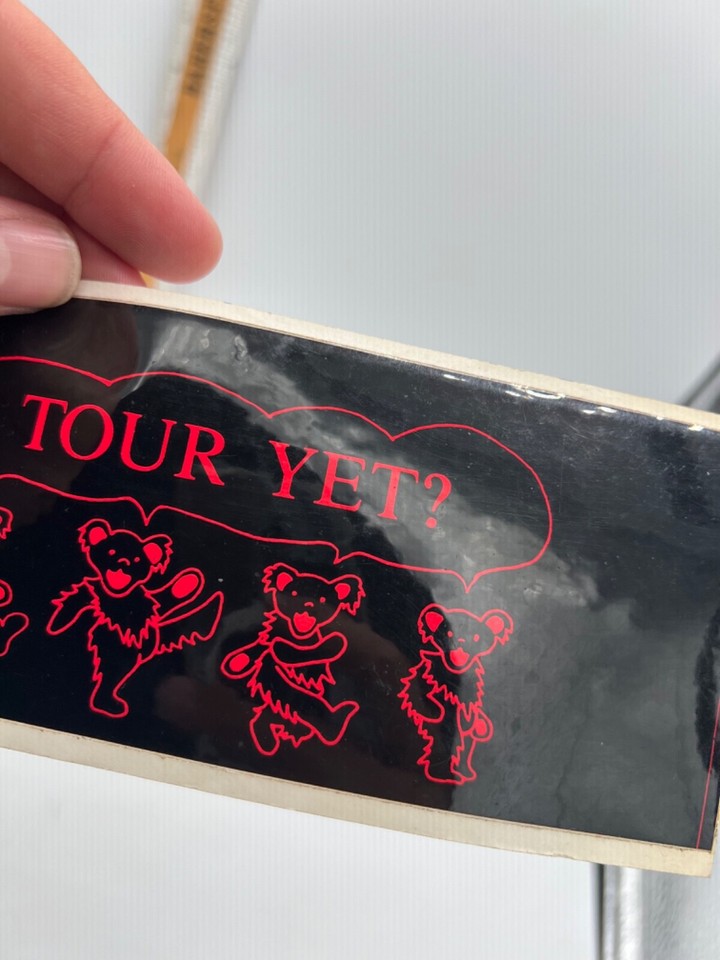 Vintage Grateful Dead Marching Bears Psychedelic Hippy Window Sticker ...