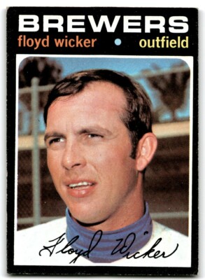 1971 Topps Floyd Wicker Milwaukee Brewers #97 | eBay