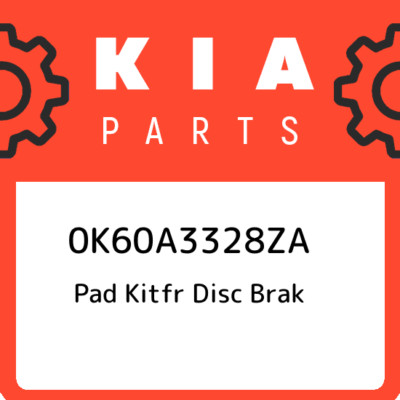 0K60A3328ZA Kia Pad kitfr disc brak 0K60A3328ZA, New Genuine OEM Part ...