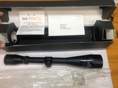 Nitrex TR One / Weaver ? 3-10x50mm Rifle Scope,1”,Plex,1/4” MOA,Japan ...