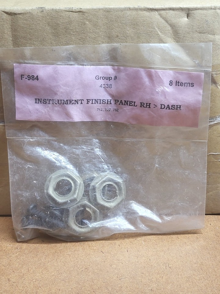 Hardware Instrument Finish Panel To Dash Passenger Side Mustang 1971 ...