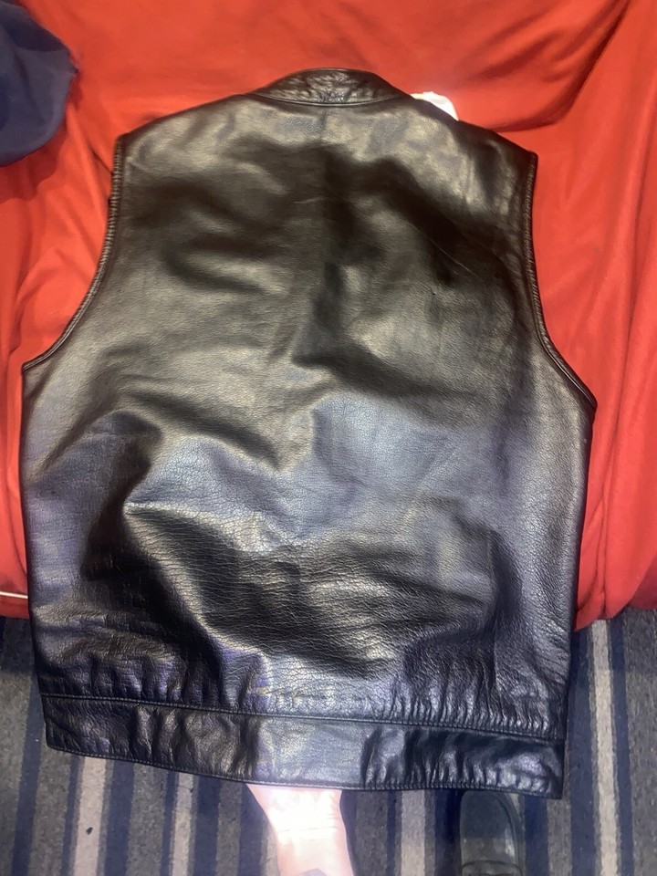 Milwaukee Leather Vest With 2 Gun Pockets Size Large. | eBay