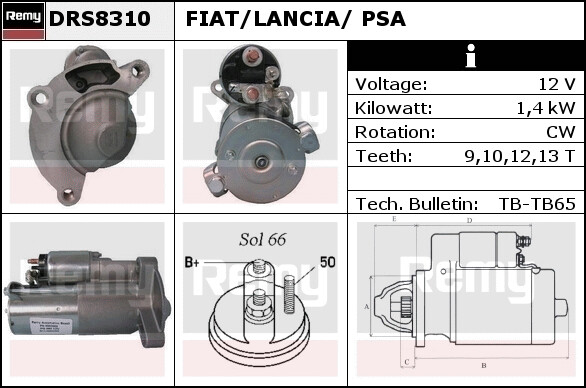 Brand New STARTER MOTOR for CITROEN C4 Grand Picasso I 2.0 HDi 150 2009 ...