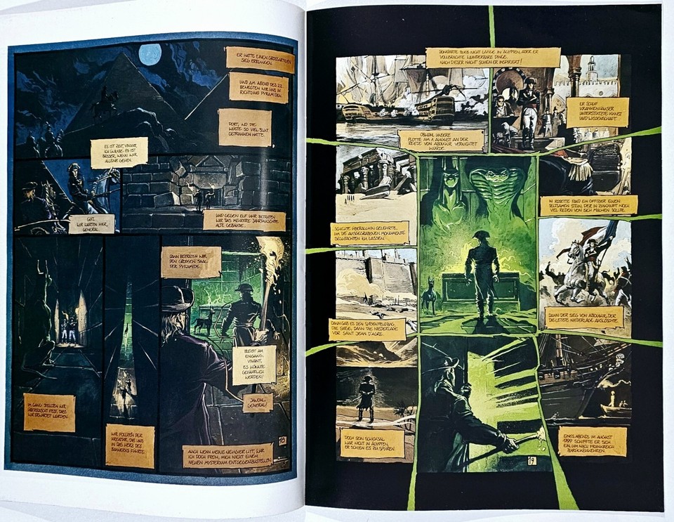 1998 Splitter Comic Men's Magna #2 Der Egyptian Eagle German Incl ...