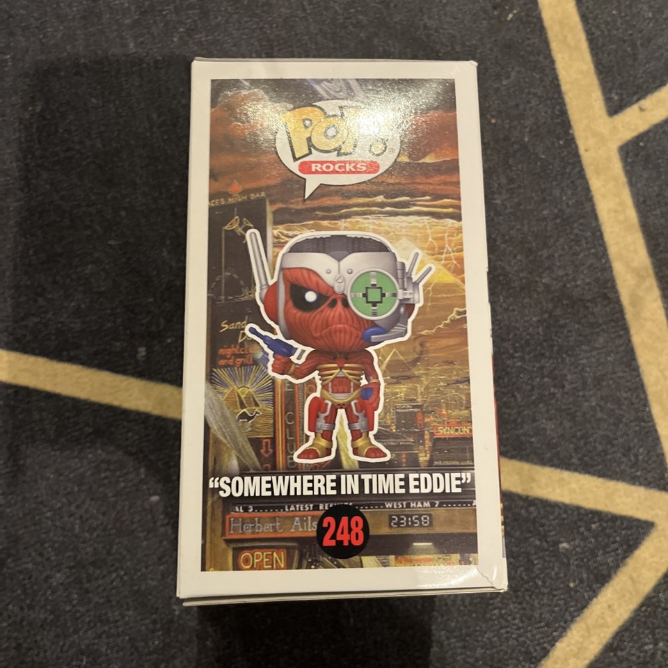 Funko Pop! Rocks 248 Iron Maiden Somewhere In Time Eddie Vinyl Figure ...