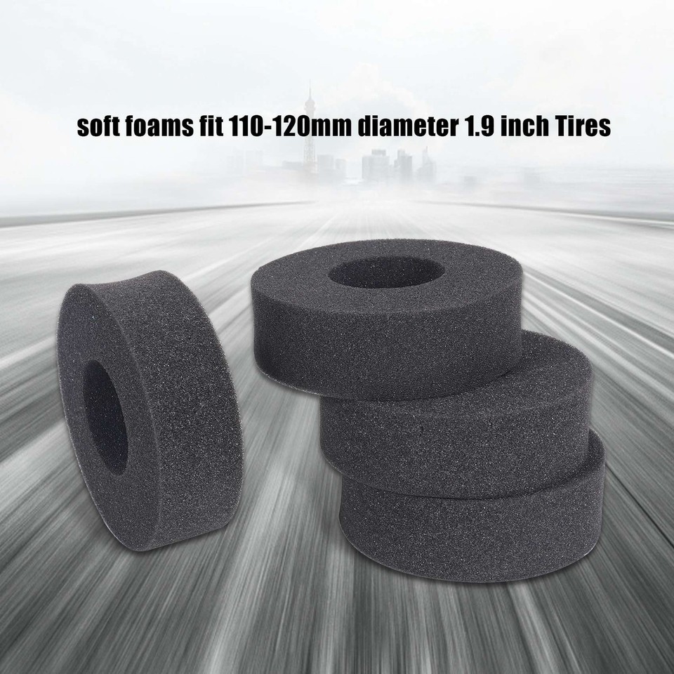 4 StüCk 1,9 Reifen Weicher Schwamm Schaum Fit 1/10 RC Crawler 110-120 ...