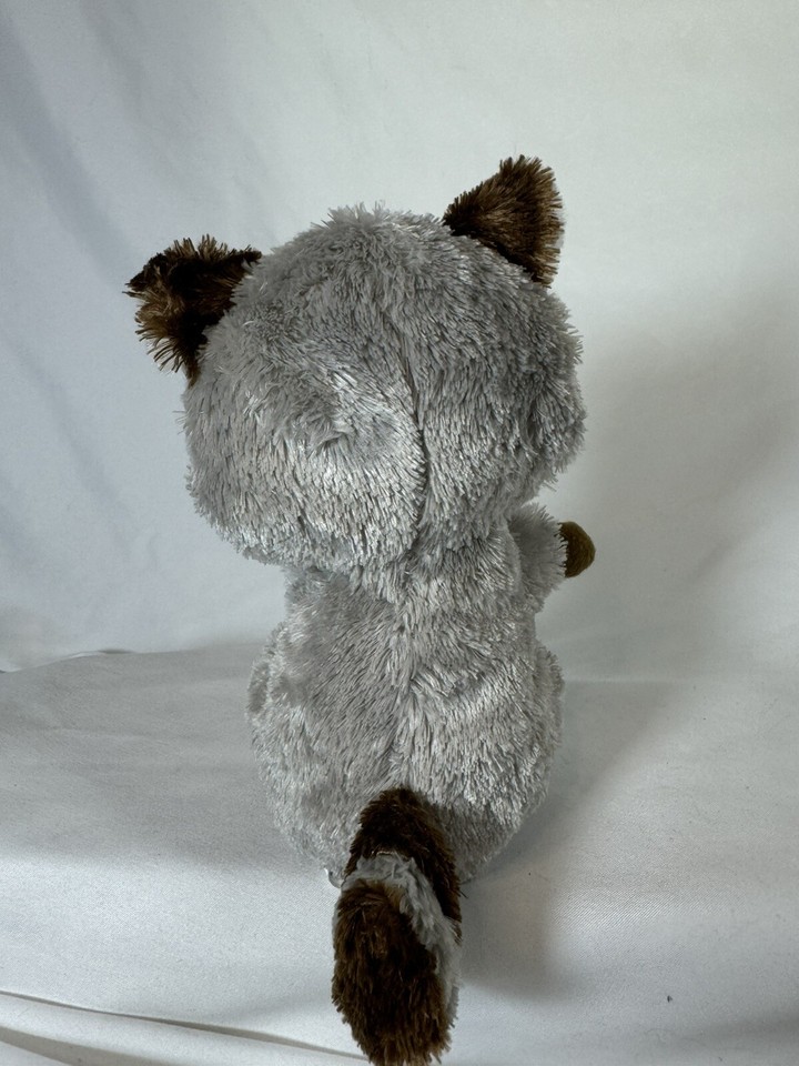 Ty Beanie Boos OAKIE the Raccoon 6" Beanbag Plush Stuffed Toy w ...