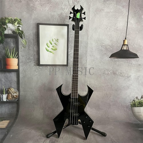 Black Spider Electric Bass Guitar Special Shape Solid Body Handmade | eBay