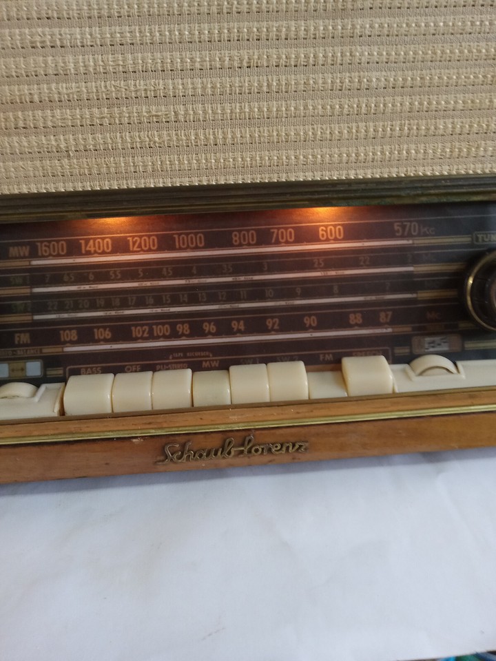 Vintage German Schaub Lorenz Savoy 10 Stereo type 38115 Tube Radio | eBay
