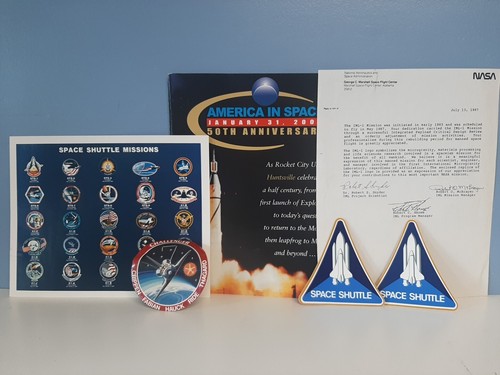 NASA Memorabilia Lot Decals, Books Qnd Letters | eBay