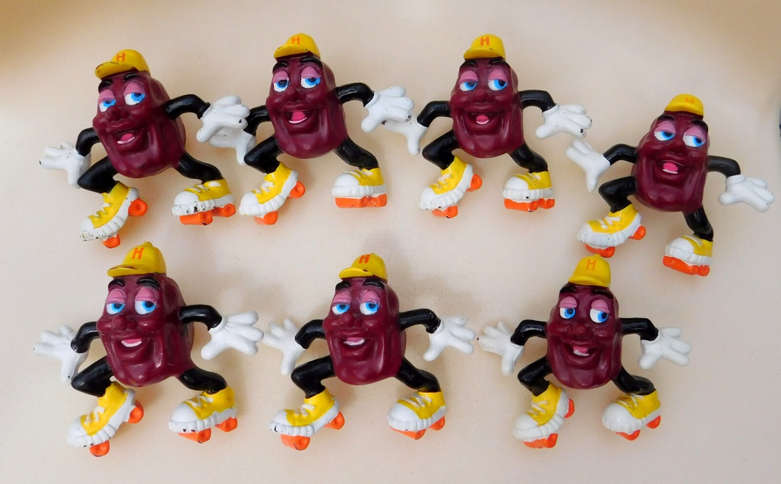 VTG 1988 Huge Lot CALIFORNIA RAISINS PVC RUBBER Figures Cake Toppers | eBay