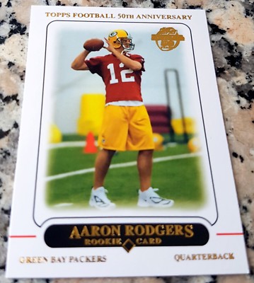 AARON RODGERS 2012 Topps Reprint 2005 Rookie Card RC Packers HOT ...