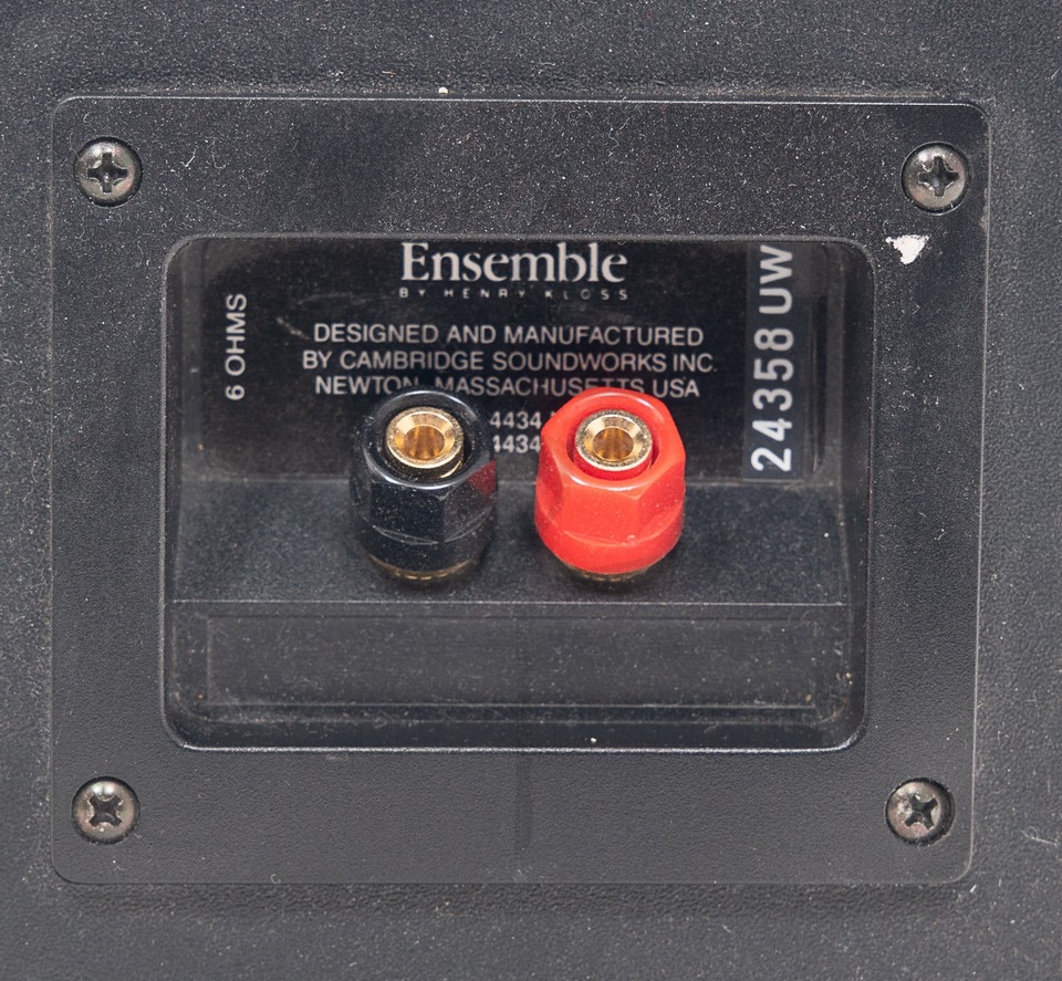 Cambridge Soundworks Ensemble Passive Woofers Subwoofers Black Pair ...