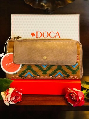 DOCA EMBROIDERED WALLET/PURSE WITH FLAP, WOMEN'S FASHION MADE IN GREECE ...