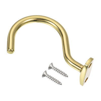 Bridge Stick and Ball Rack Hooks Snooker Table Pool Cue Racks Hook Gold ...