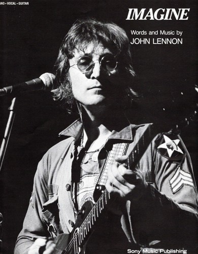 JOHN LENNON "IMAGINE" SHEET MUSIC 1971 sony music publishing | eBay