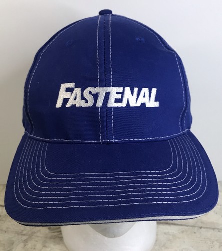 Fastenal Blue Embroidered Baseball Adjustable Hat Cap OSFM Good Used ...