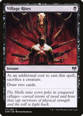 MTG Village Rites - Kaldheim #117 | eBay