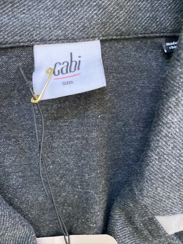 NWT Cabi #3030 Crew Blazer Small Heather Gray Ponte Riding Jacket Career | eBay