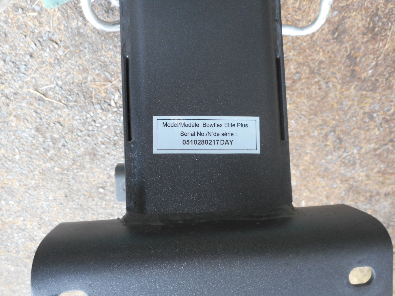 Bowflex Elite Plus 36 1/4 " Long Back Lower Arm Pulley Assembly Bracket ...