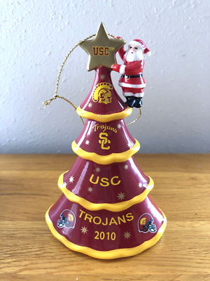 The Danbury Mint 2010 USC Trojans Porcelain Christmas Tree Ornament ...